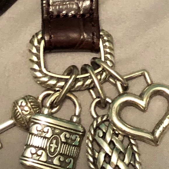 Brighton | Accessories | One World By Brighton Leather Charm Key Ring ...